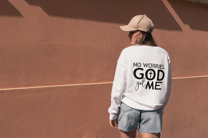 No Worries God Got Me Svg, God Got Me Png, Silhouette, Cricut, Clip Art ...