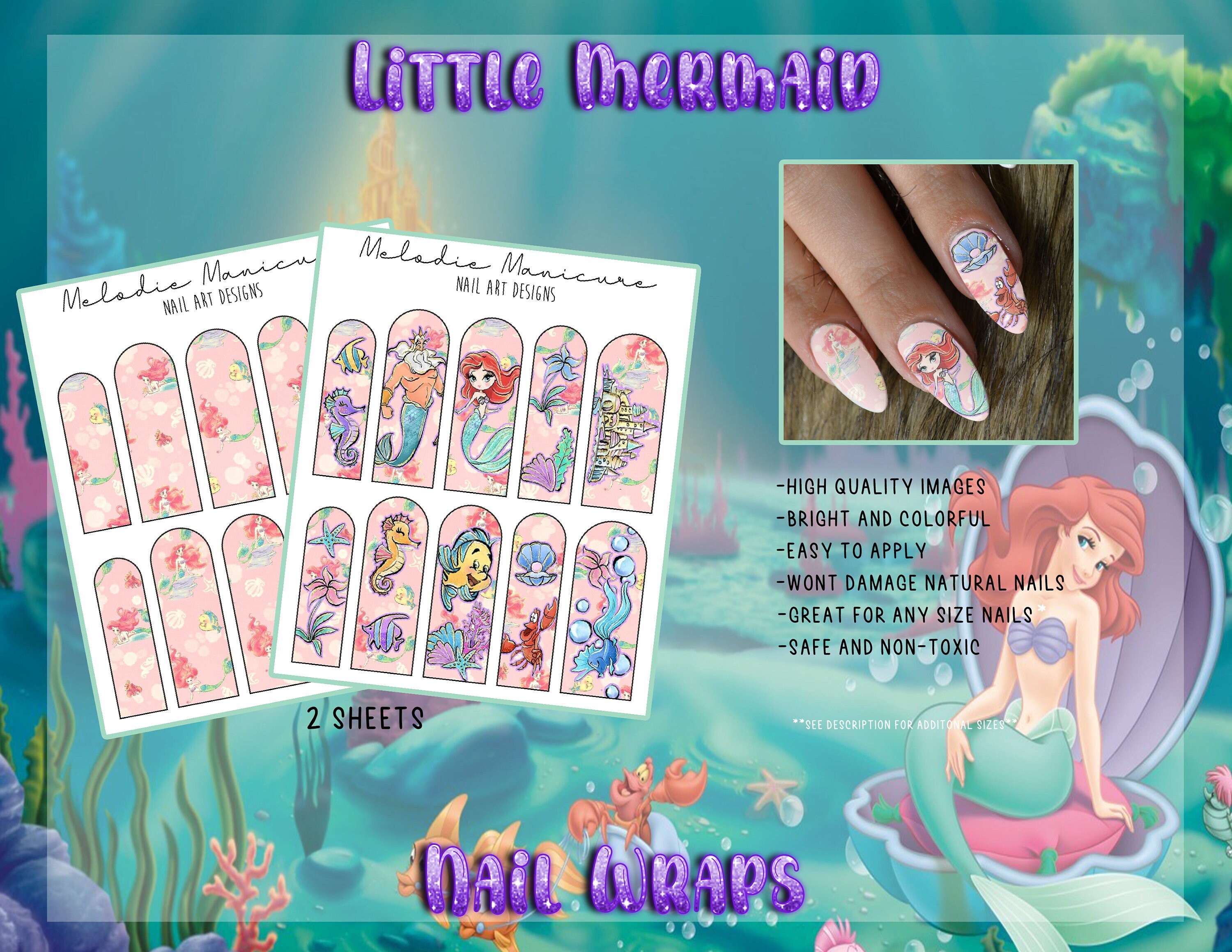 Ariel Nail Art