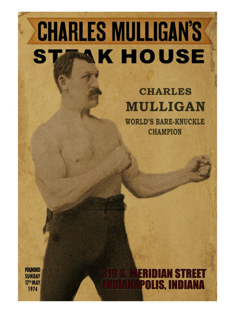MULLIGAN'S STEAKHOUSE Parks and Recreation Poster Wall Art Home Decor ...