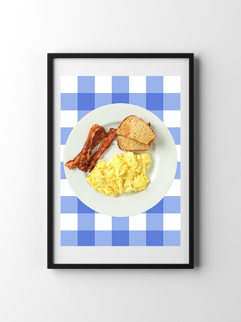 Ron Swanson Breakfast Food Poster, Parks and Recreation Wall Art Home ...