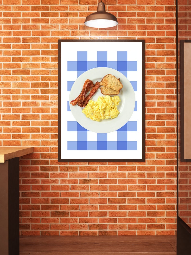 Ron Swanson Breakfast Food Poster Parks and Recreation Wall - Etsy