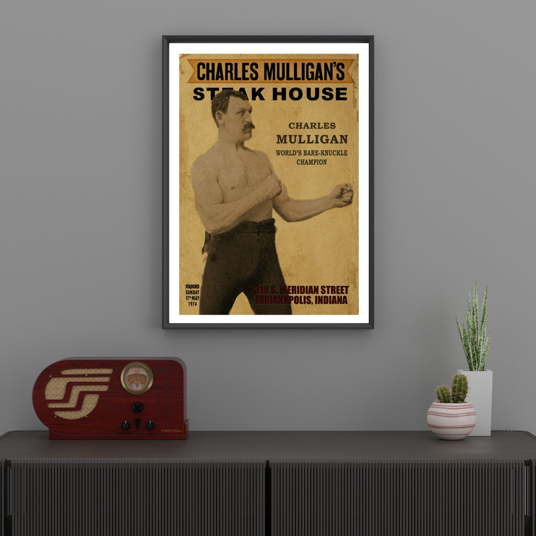 Charles Mulligans Steakhouse Poster