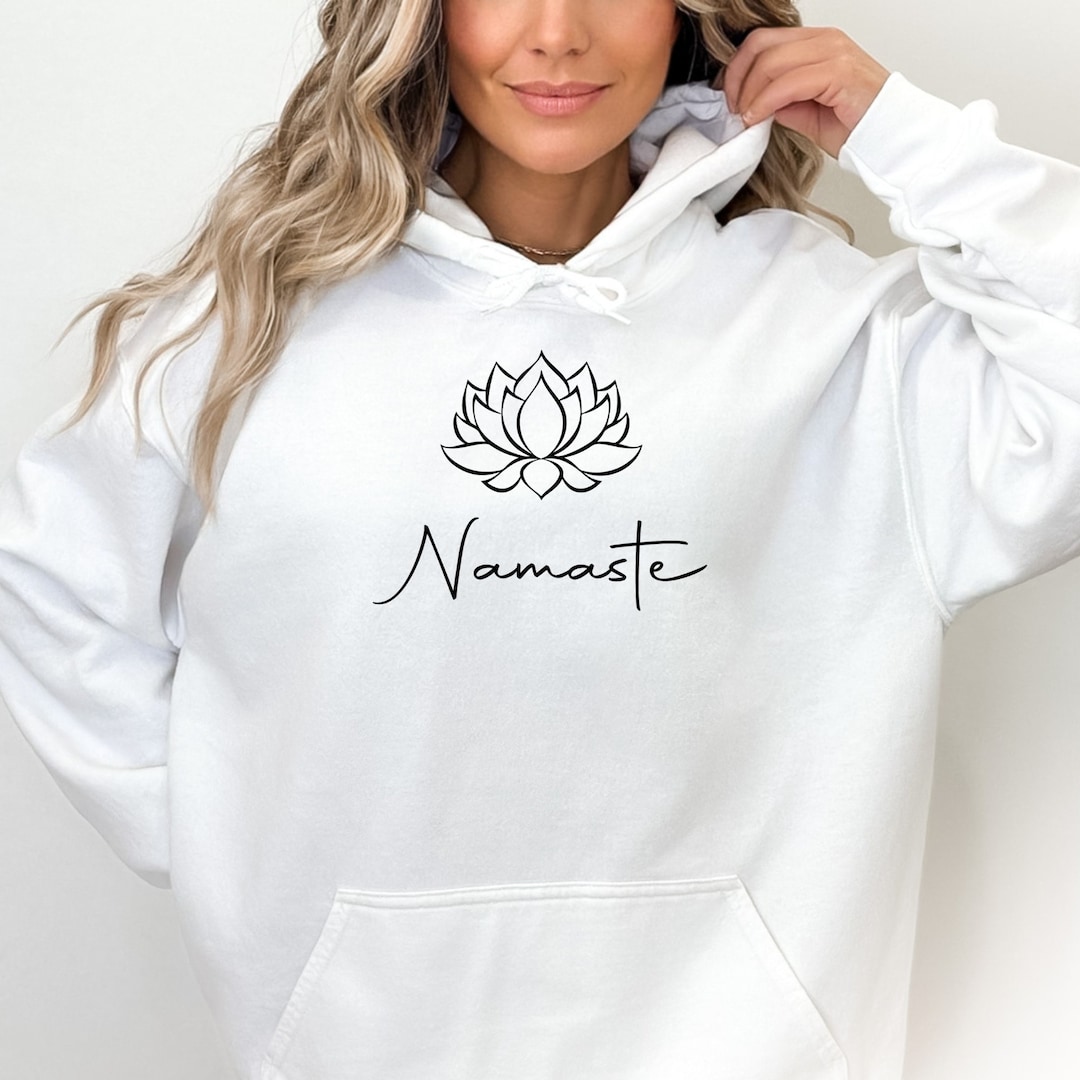Namaste Sweatshirt, Namaste Hoodie, Yoga T Shirt, Yoga Sweatshirt ...