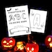 ABC Halloween Printable Coloring Page Learn the Alphabet - Etsy