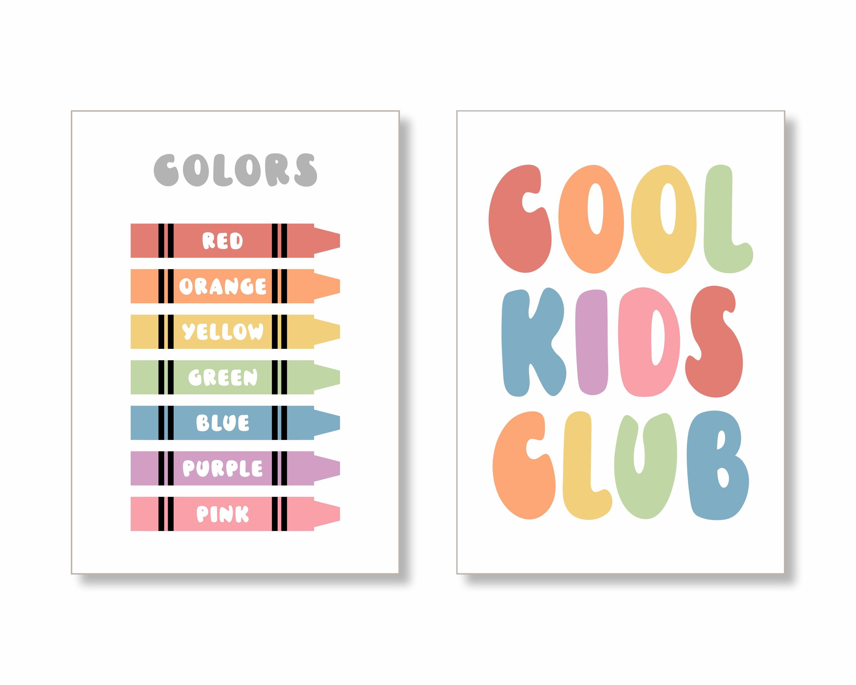Educational Posters Set: Neutral Montessori Homeschool Decor (digital ...