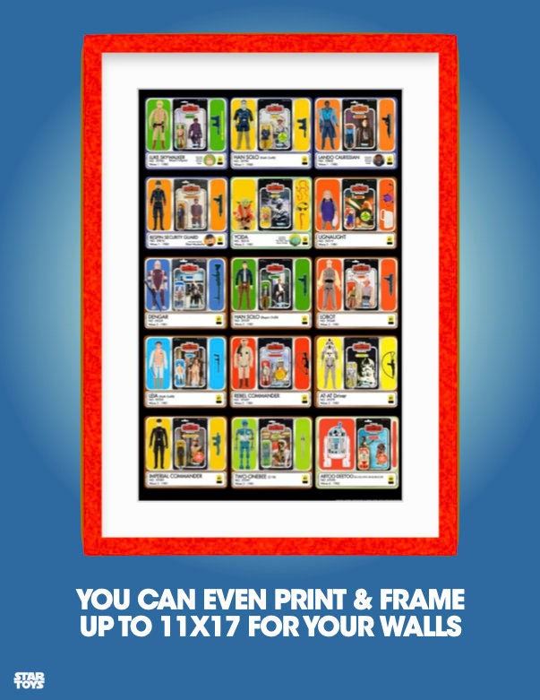 The ULTIMATE Star Wars Action Figure Visual Guide and Checklist - Etsy