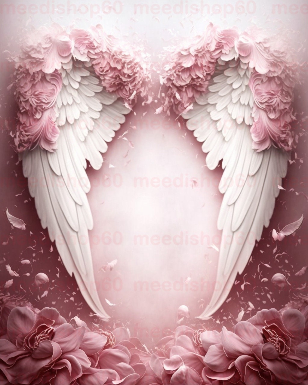 10 X Angel Wings Backdrops Pink Angel Wings Backdrop Pink - Etsy
