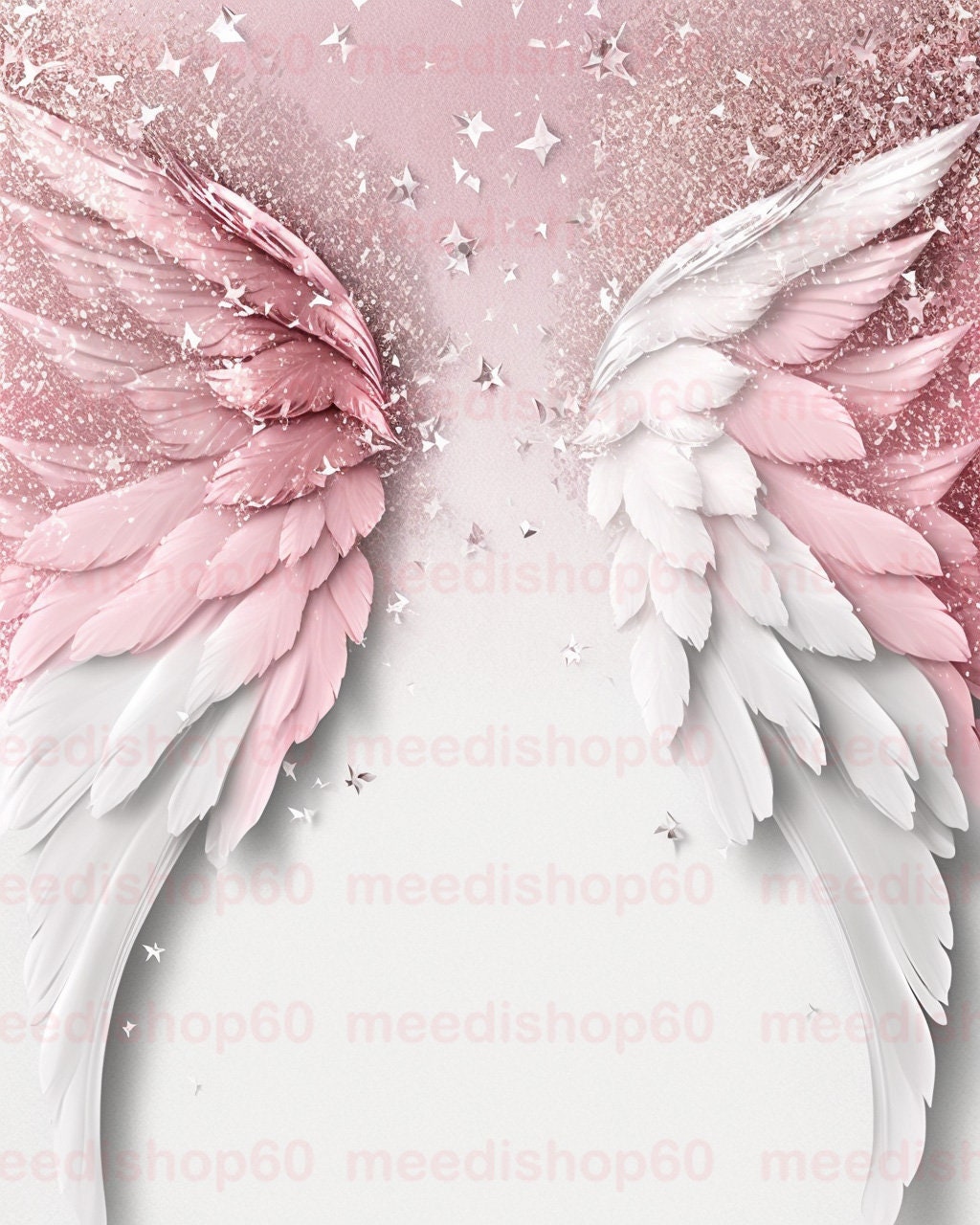 10 X Angel Wings Backdrops Pink Angel Wings Backdrop Pink - Etsy