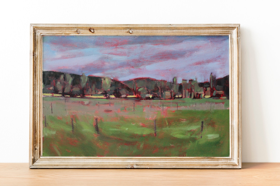 Original Oil Painting, Monuments in the Plain - Etsy