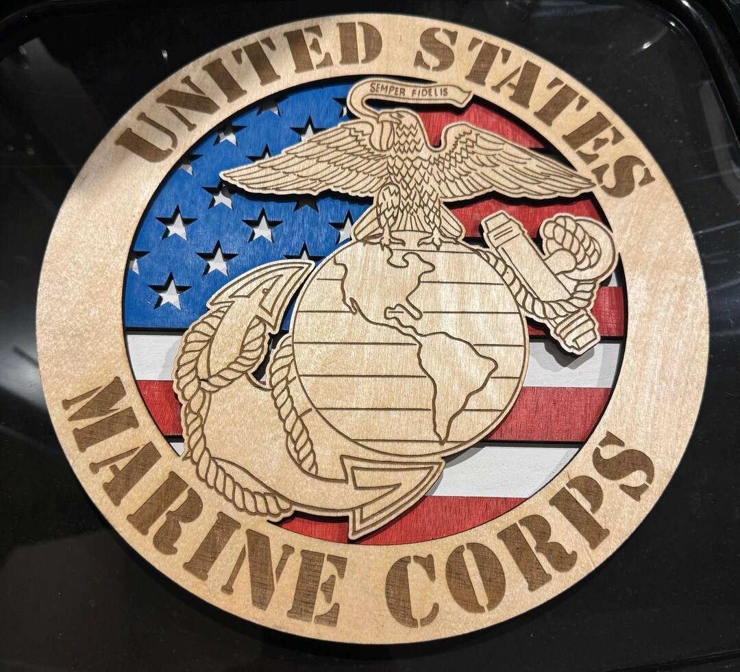 Service Plaque, Marine Corps - Etsy