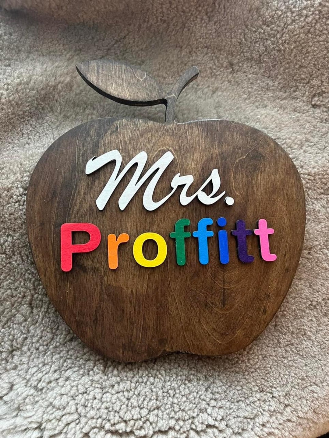Personalized Sign for Teachers - Etsy