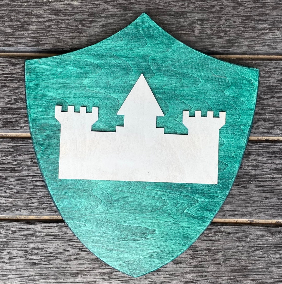 Shield With Crest - Etsy