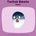 Ghost Twitch Emote/scared Emote/ Twitch Emote / Spooky Emote/cute Emote ...