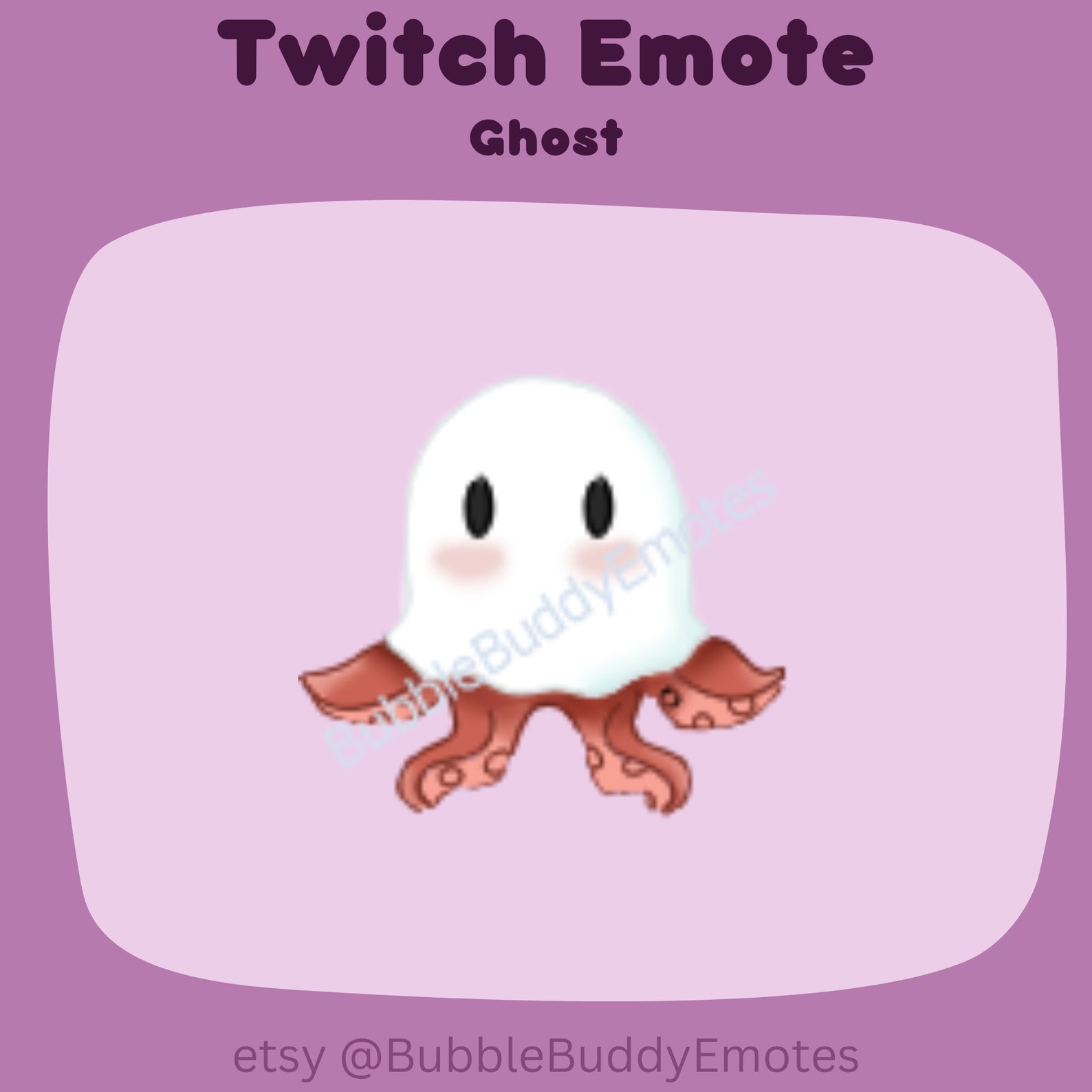 Ghost Twitch Emote/emote Pack / Twitch Emote / Spooky Emote/cute Emote ...
