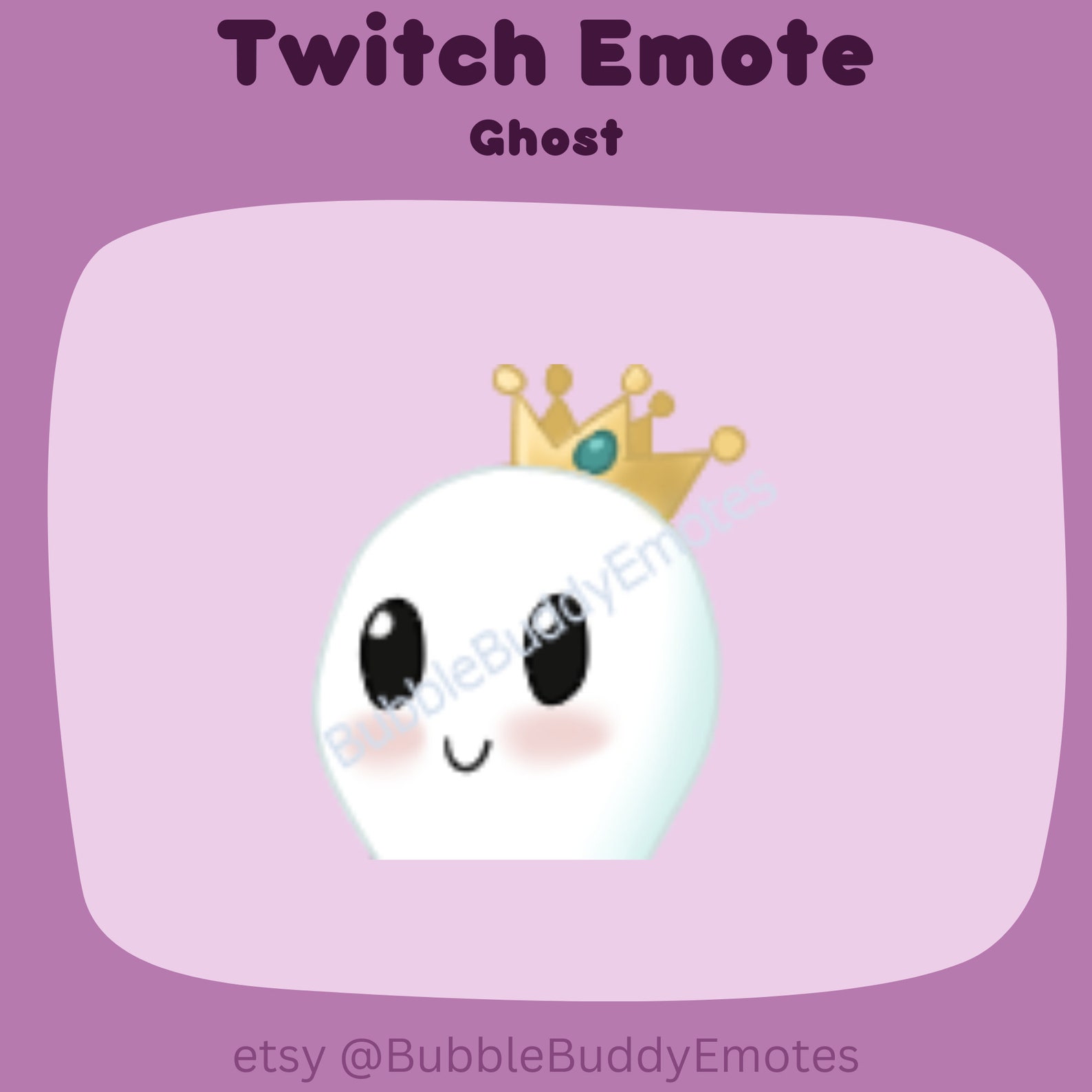 Ghost Twitch Emote/emote Pack / Twitch Emote / Spooky Emote/cute Emote ...