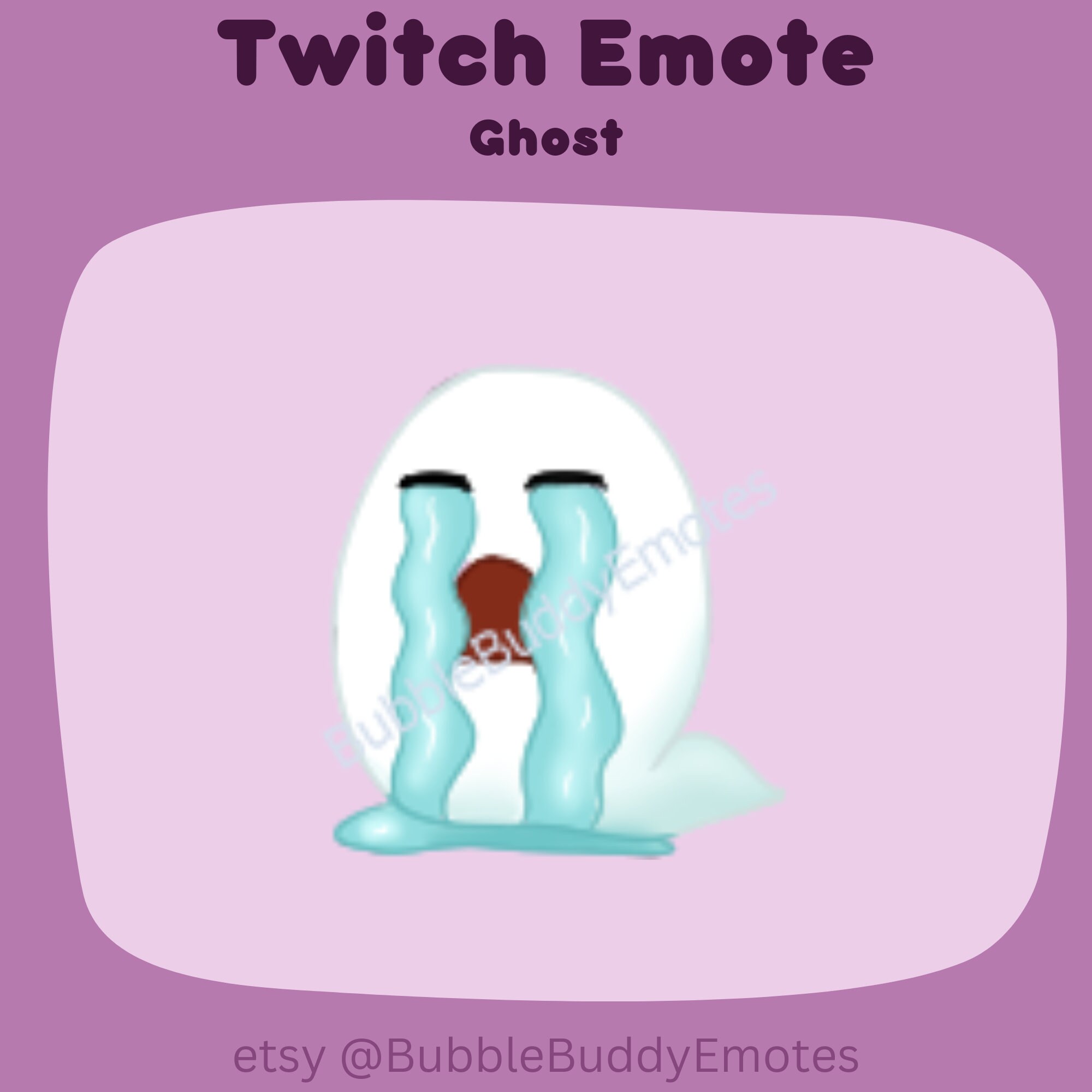 Ghost Twitch Emote/emote Pack / Twitch Emote / Spooky Emote/cute Emote ...