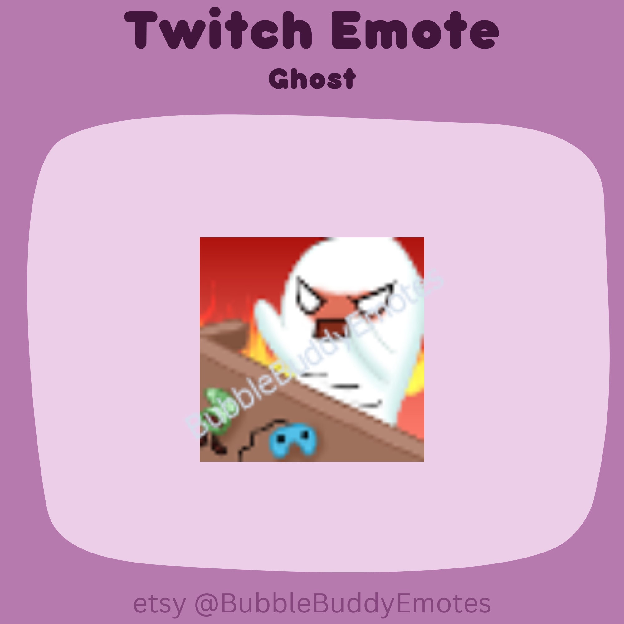 Ghost Twitch Emote/emote Pack / Twitch Emote / Spooky Emote/cute Emote ...