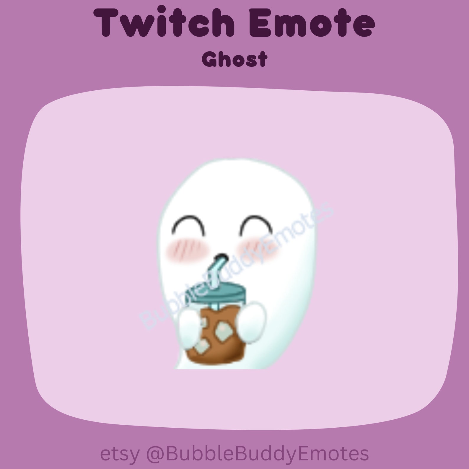 Ghost Twitch Emote/emote Pack / Twitch Emote / Spooky Emote/cute Emote ...