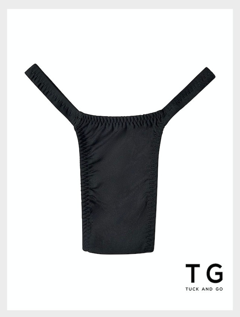 High Waist Gaffs Black Transgender Tucking Gaff - Trans Tuck and Go ...