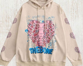 Y2k Skeleton Hoodie - Etsy
