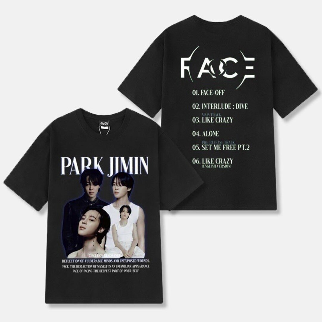 Park Jimin Face T Shirt, Jimin Shirt - Etsy
