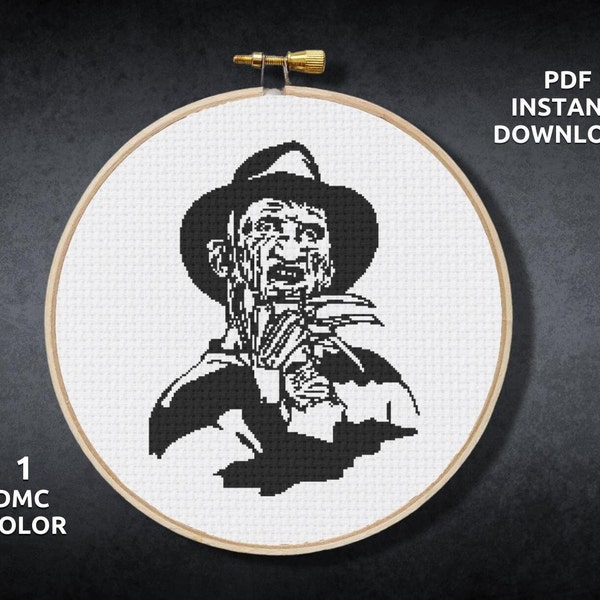 Cross Stitch Pattern Horror - Etsy