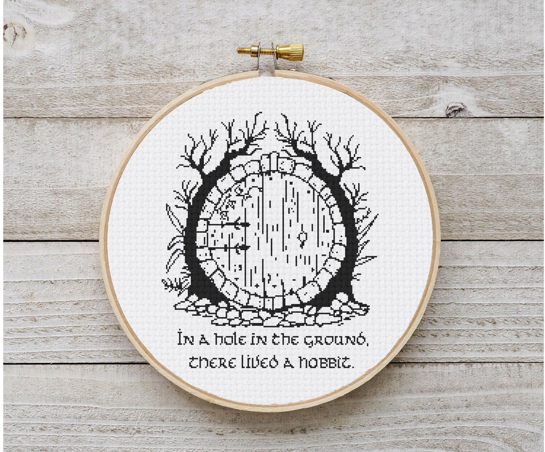 The Hobbit Cross Stitch Pattern, Adventure Cross Stitch, LOTR Cross ...