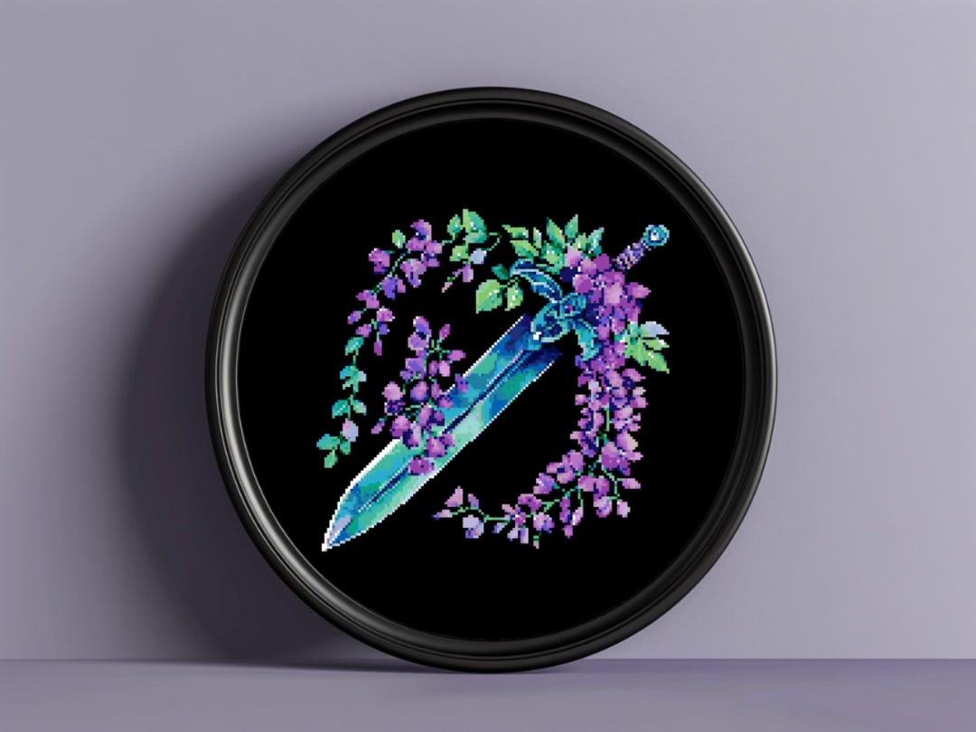 Sword Cross Stitch Pattern, Fantasy Cross Stitch, Lord of the Rings ...