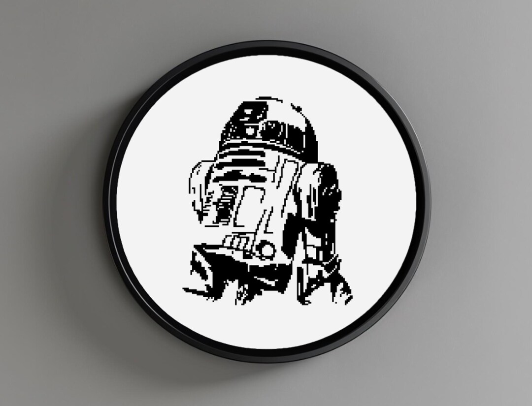 R2-D2 Cross Stitch Pattern: Sci-fi Star Wars Embroidery DIY (instant ...
