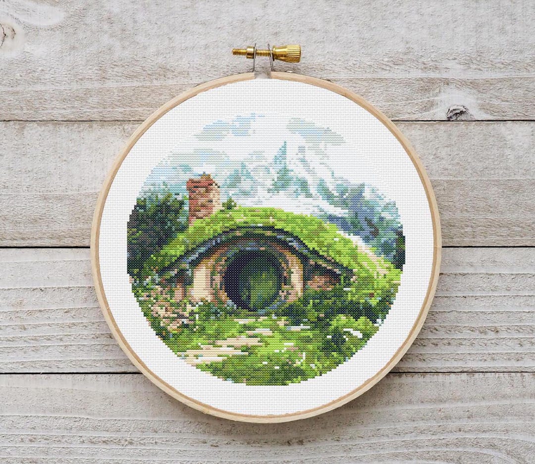 The Hobbit Cross Stitch Pattern, Tolkien Cross Stitch, LOTR Cross ...