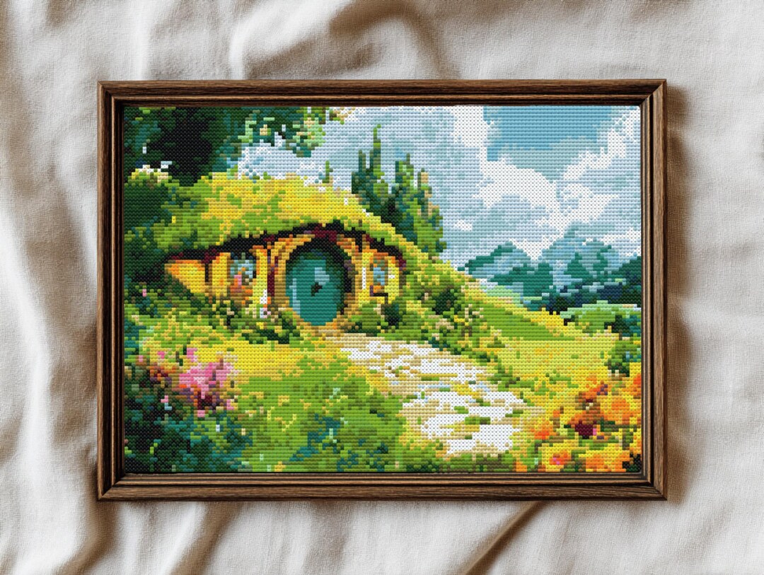 The Hobbit Cross Stitch Pattern, Tolkien Cross Stitch, LOTR Cross ...