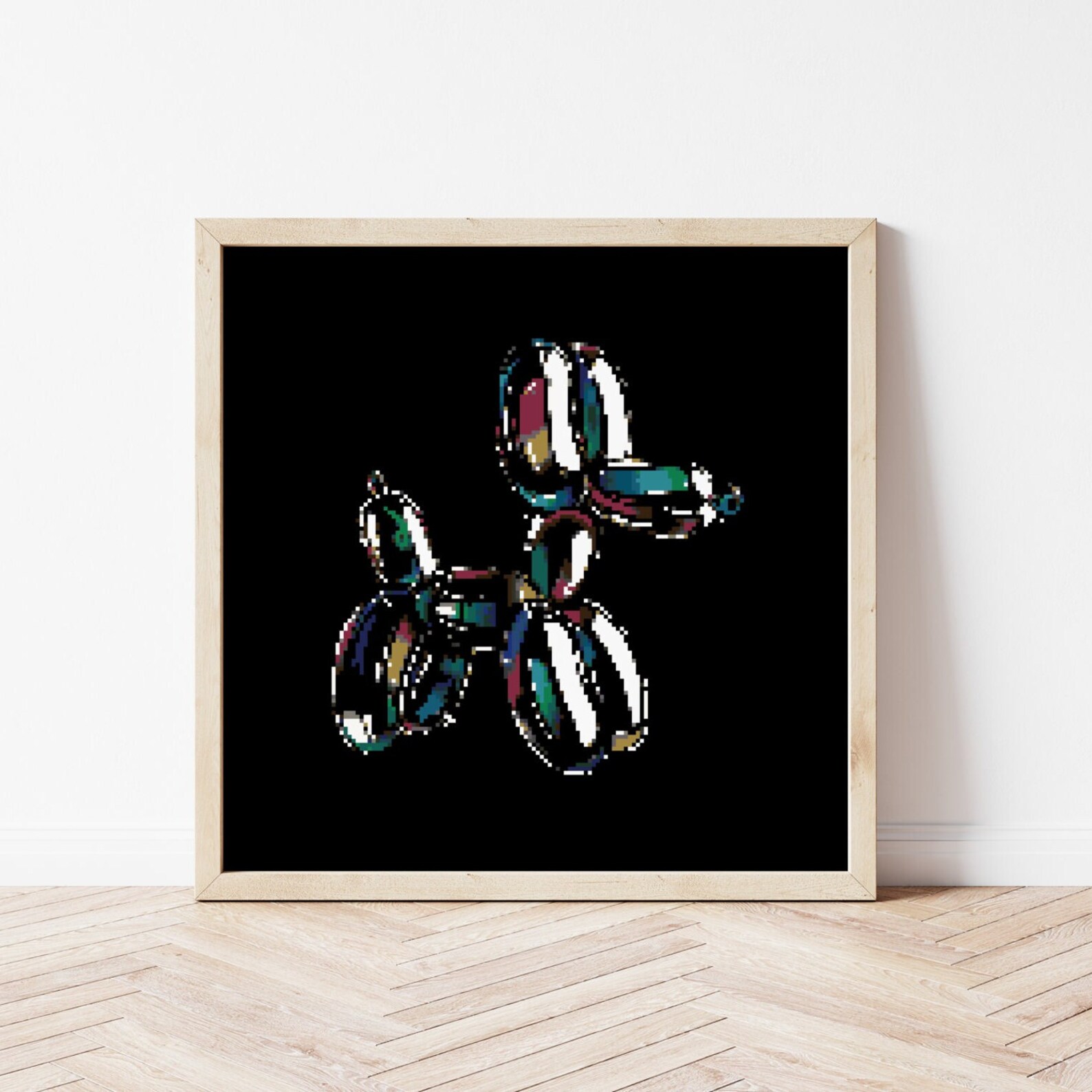 Glass Balloon Dog Cross Stitch Pattern, Toy Cross Stitch, Decor Cross ...