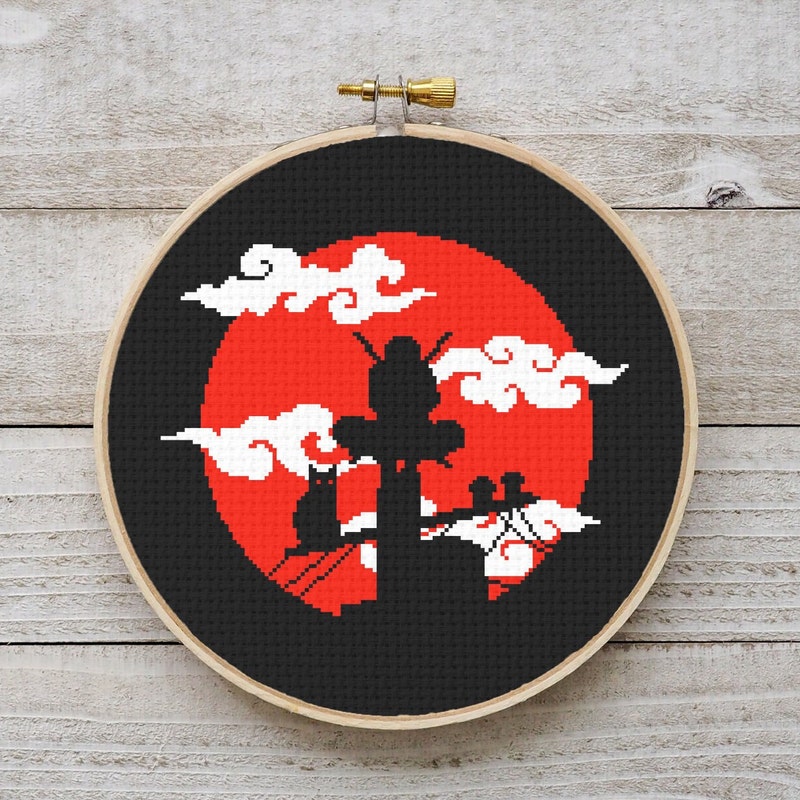 Anime Cross Stitch Kit - Etsy