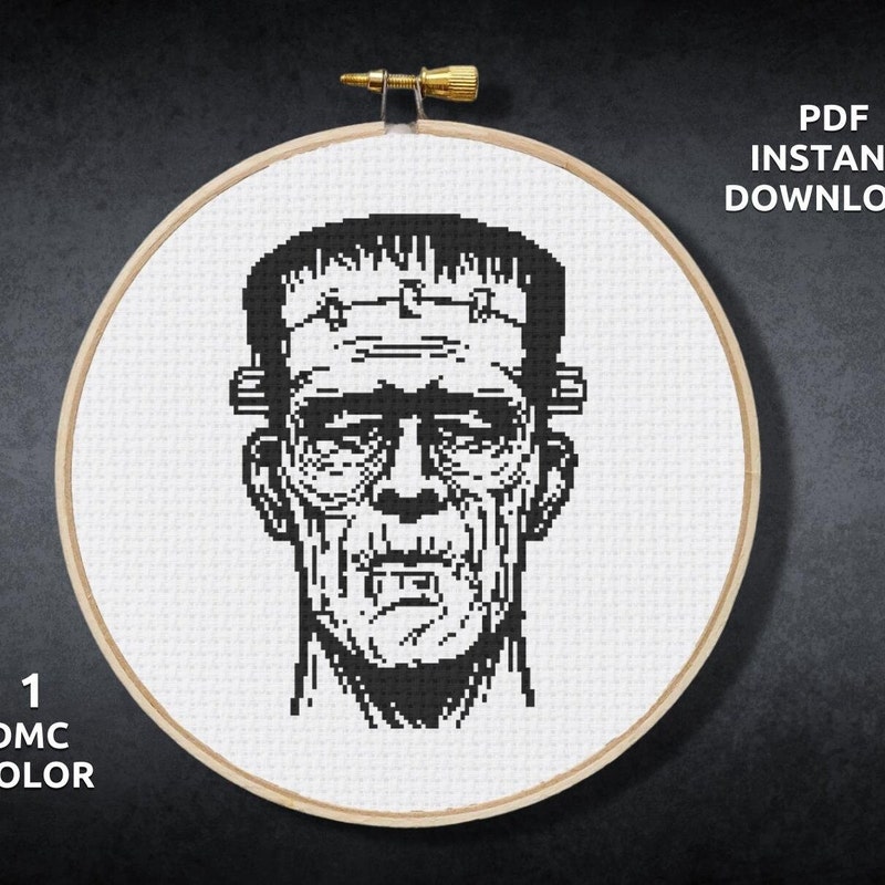 Cross Stitch Pattern Horror - Etsy