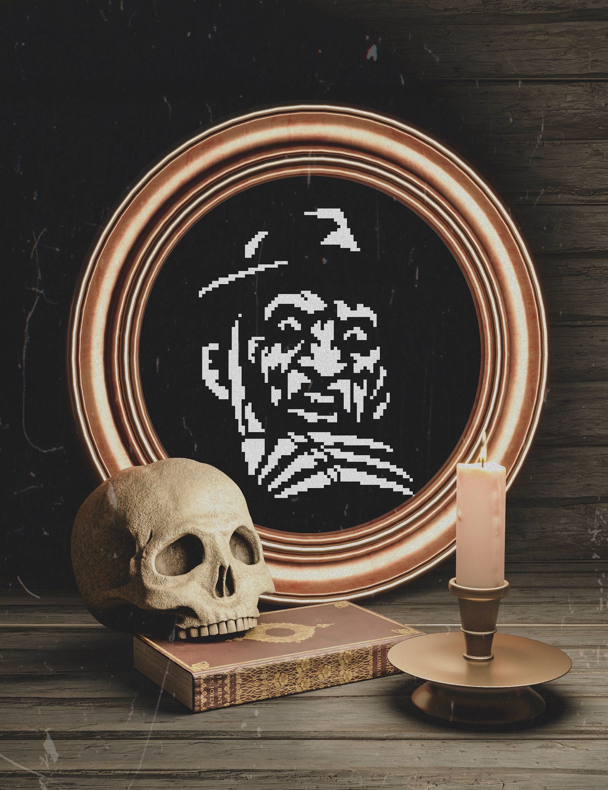 Freddy Krueger Cross Stitch Pattern, Horror Movie Embroidery DIY ...