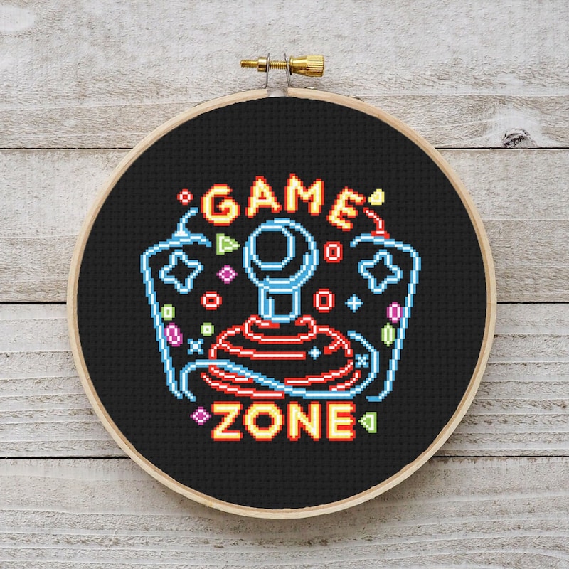 Game Cross Stitch - Etsy