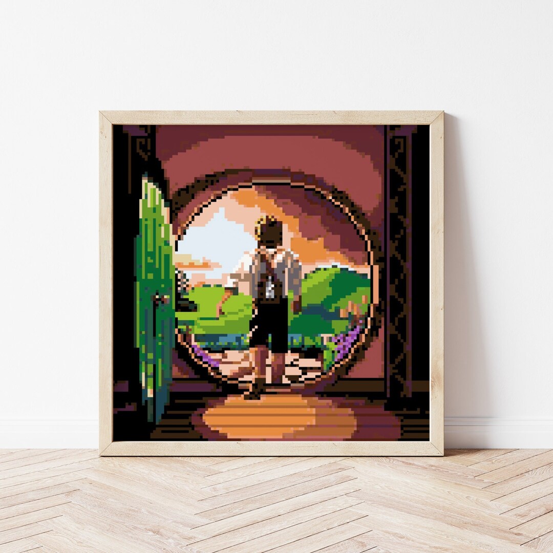 The Hobbit Cross Stitch Pattern Lord of the Rings Cross - Etsy