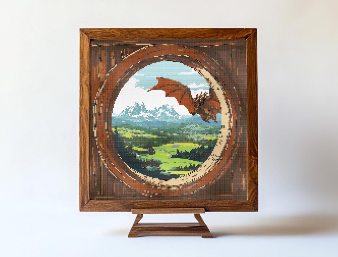 The Hobbit Cross Stitch Pattern, Tolkien Cross Stitch, LOTR Cross ...