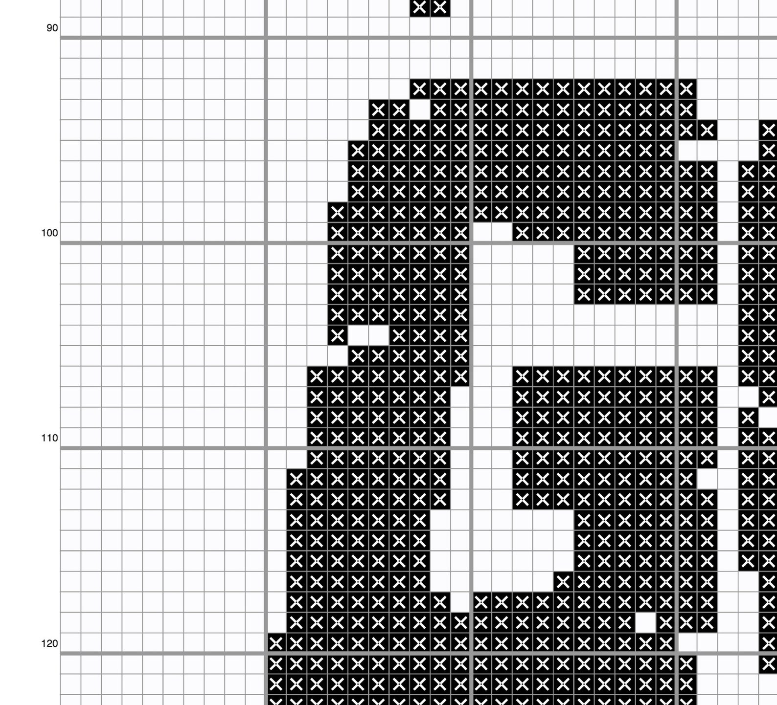 Godzilla Cross Stitch Pattern Embroidery Monster Cross - Etsy