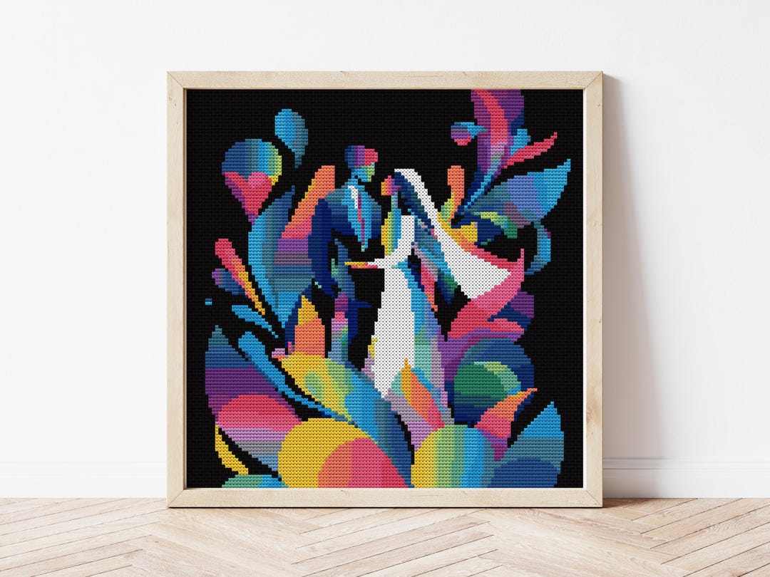 Groovy Wedding Cross Stitch Pattern: Mr & Mrs Embroidery DIY (digital ...