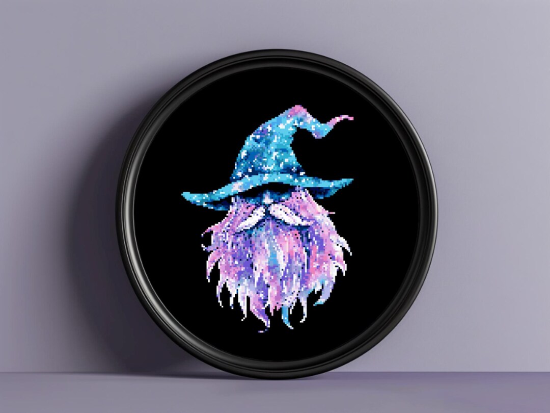 Wizard Cross Stitch Pattern, Witchy Cross Stitch, Magic Cross Stitch ...