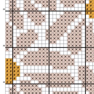 Groovy Daisies Cross Stitch Pattern, Flowers Cross Stitch, 70s Cross ...