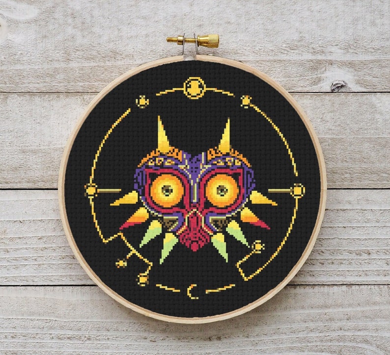 Majora's Mask Cross Stitch Pattern Zelda Cross Stitch - Etsy