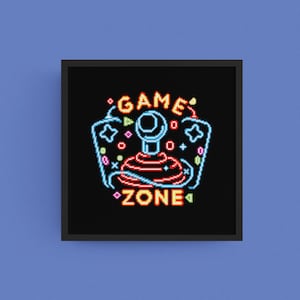 Video Game Cross Stitch Pattern, Gamer Cross Stitch Chart, 8bit Cross ...