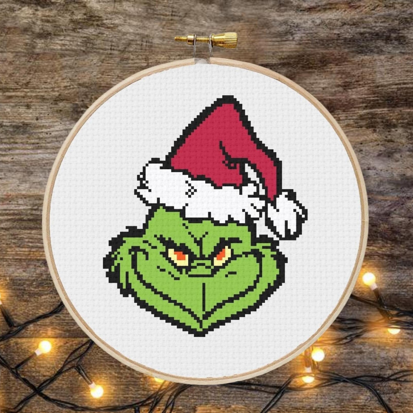 Set of 3 Christmas Grinch Cross Stitch Patterns, Christmas Cross Stitch ...