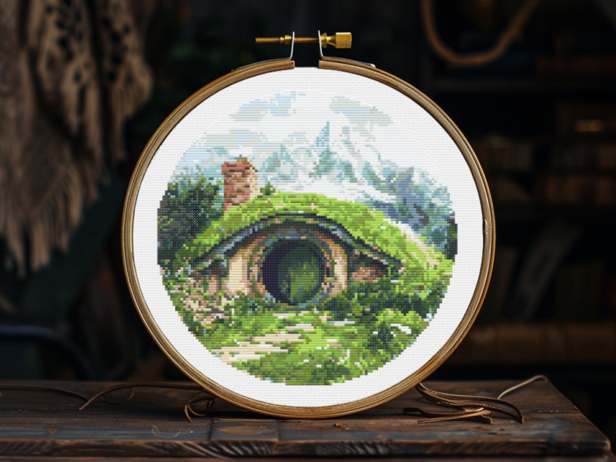 The Hobbit Cross Stitch Pattern, Tolkien Cross Stitch, LOTR Cross ...