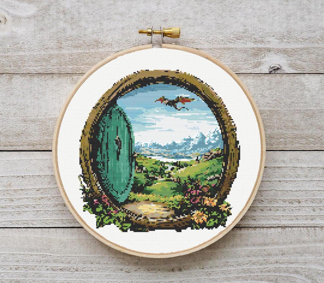 The Hobbit Cross Stitch Pattern, Tolkien Cross Stitch, LOTR Cross ...