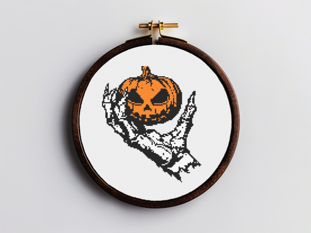 Halloween Cross Stitch Pattern, Horror Cross Stitch, Scary Cross Stitch ...
