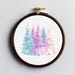 Winter Tree Cross Stitch Pattern, Christmas Cross Stitch Chart, Digital ...