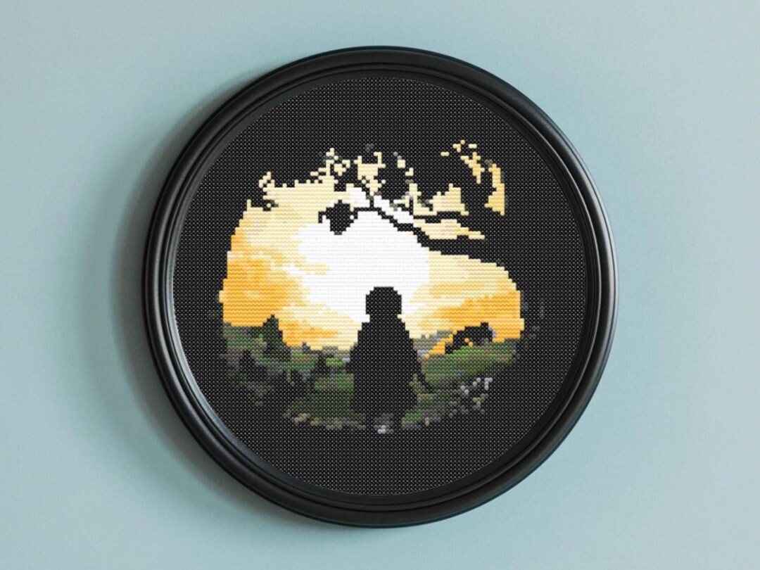 The Hobbit Cross Stitch Pattern, Tolkien Cross Stitch, LOTR Cross ...